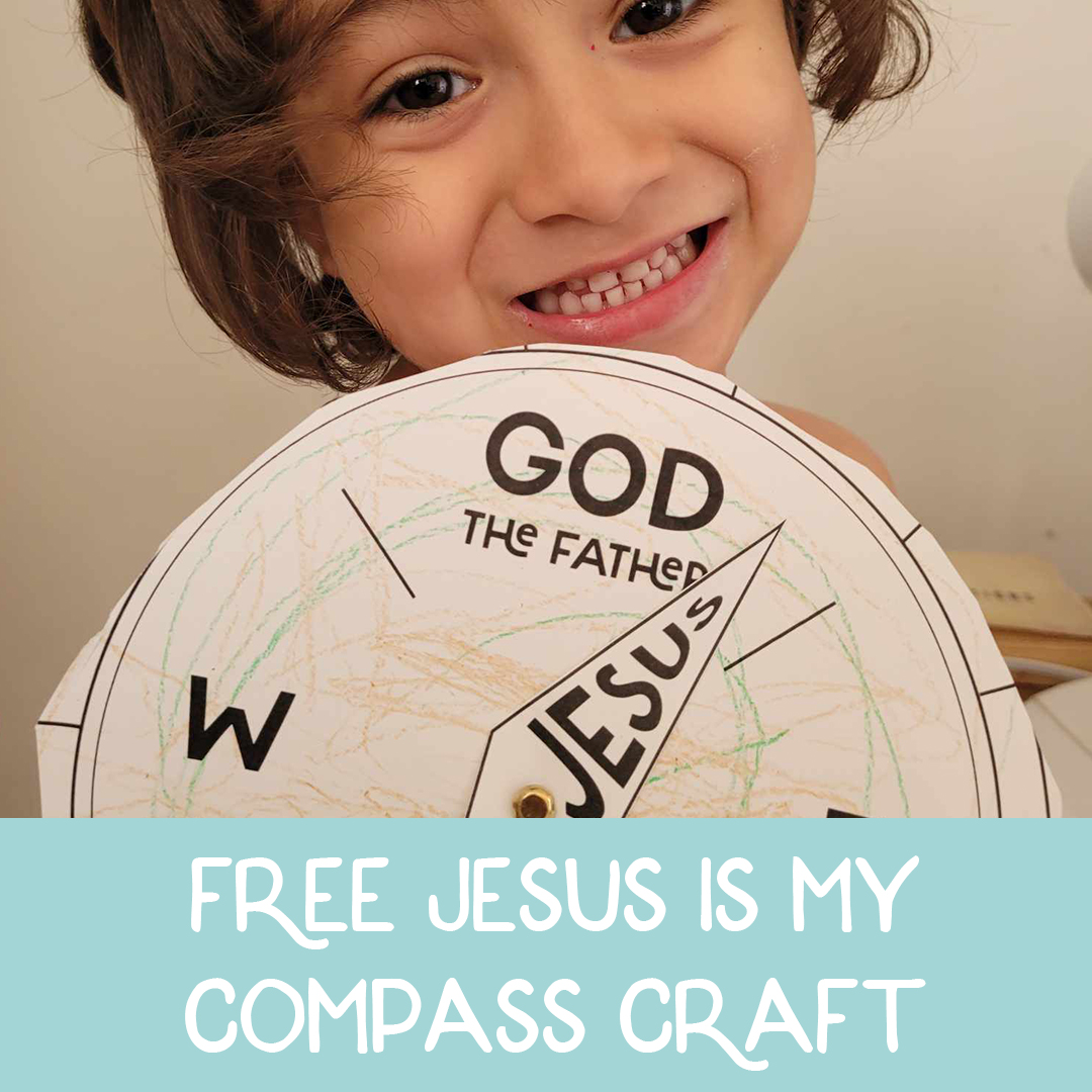 Free Jesus Is My Compass Craft Little Lions Academy