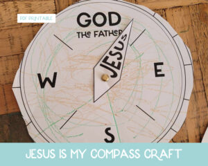 FREE Jesus Is My Compass Craft - Little Lions Academy